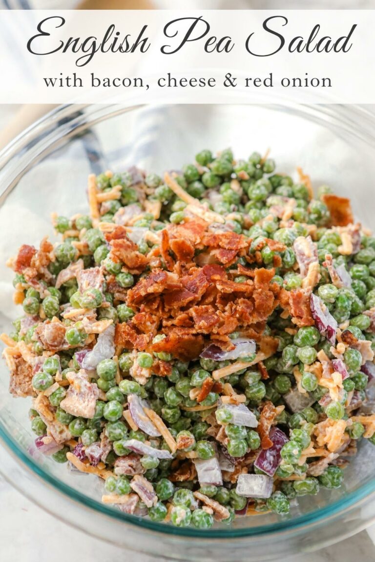 Classic English Pea Salad recipe