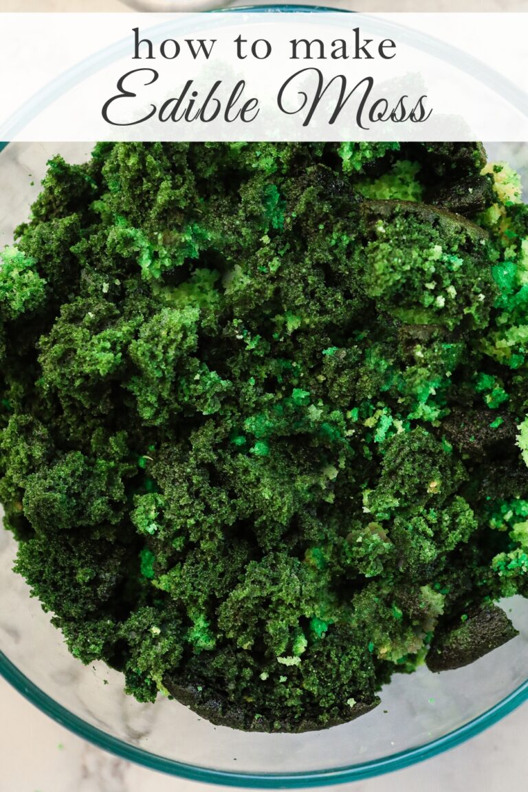 How to make Edible Moss for cakes and cupcakes