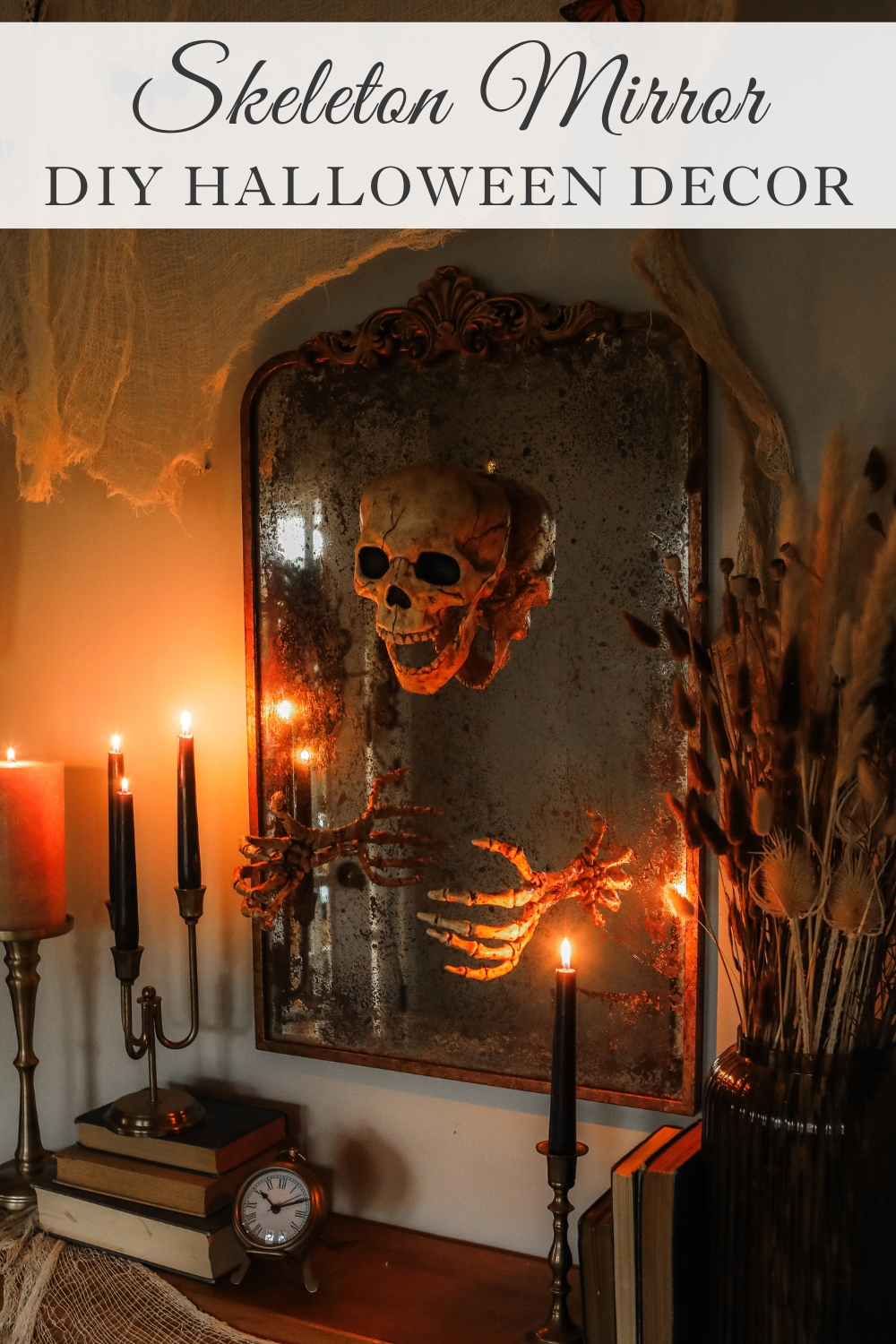 DIY Skeleton Mirror