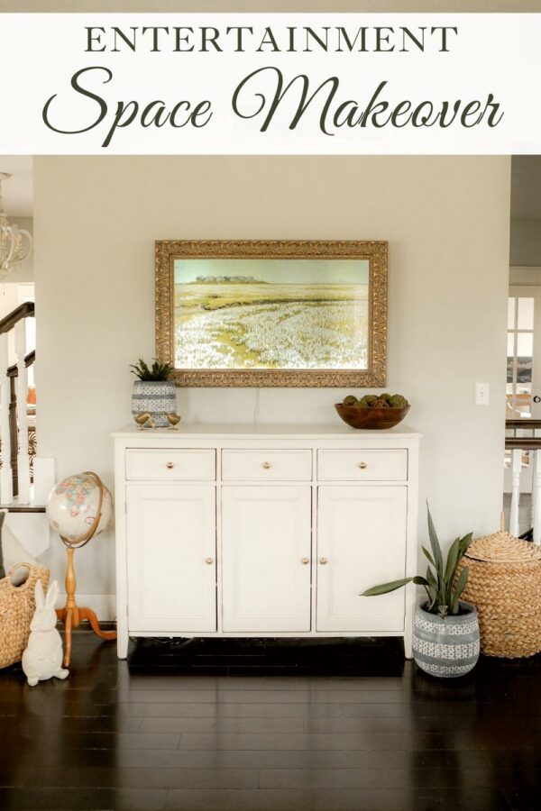 TV stand decor ideas & makeover - Sugar Maple Farmhouse