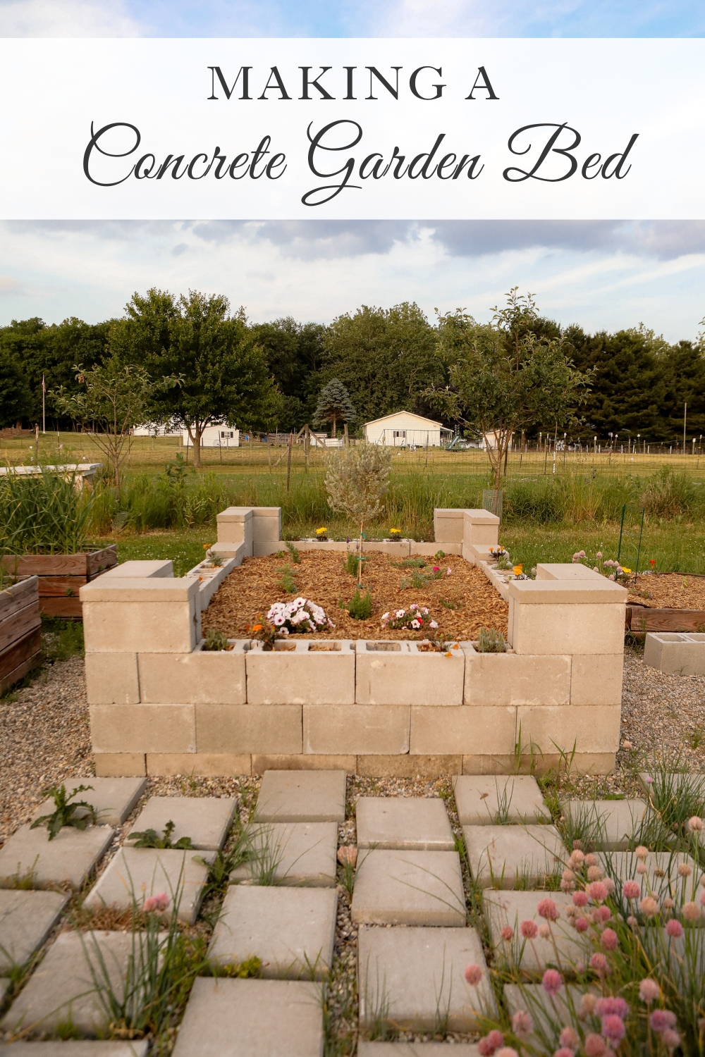 Building a Concrete Garden Bed