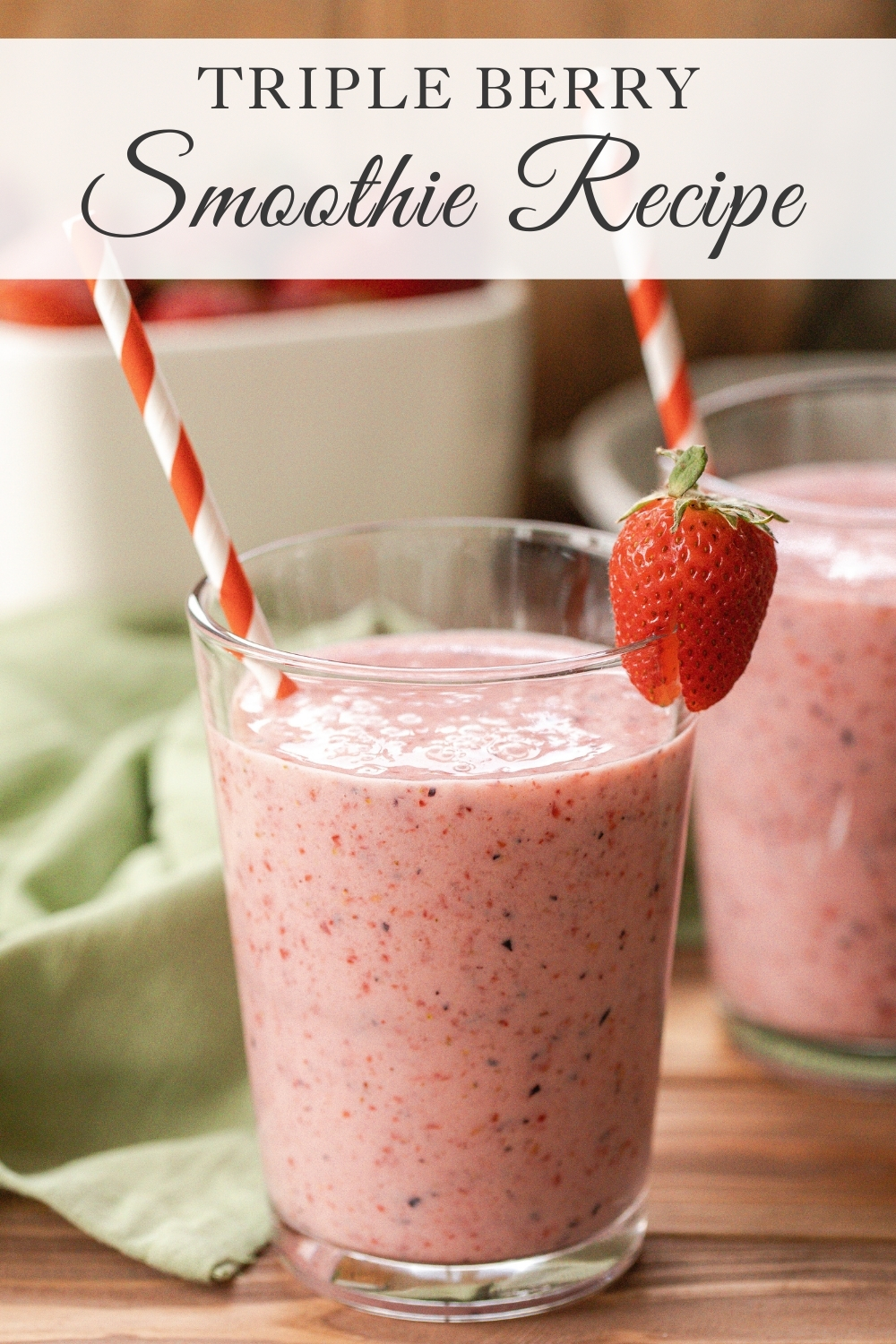 Triple Berry Smoothie - Sugar Maple Farmhouse