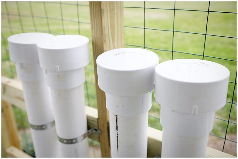 DIY Chicken Feeders From PVC - Sugar Maple Farmhouse