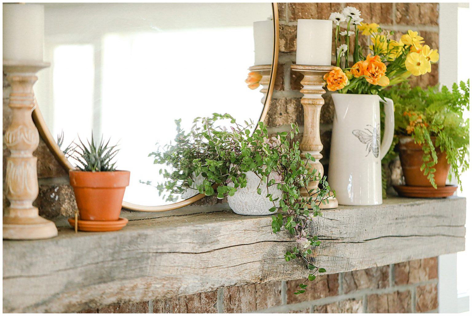 Spring Fireplace Decor Ideas & Tips