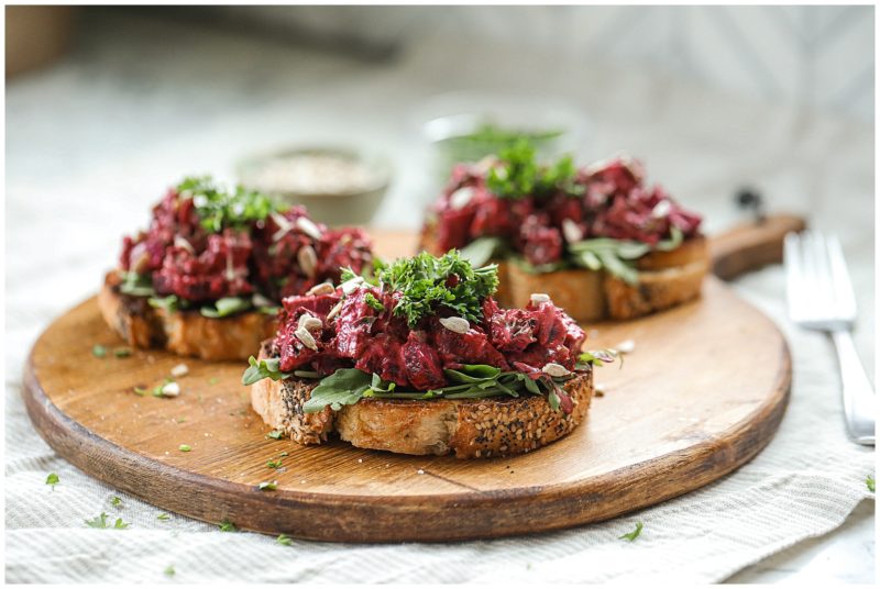 Roasted Beet Toast - Sugar Maple Farmhouse Recipes