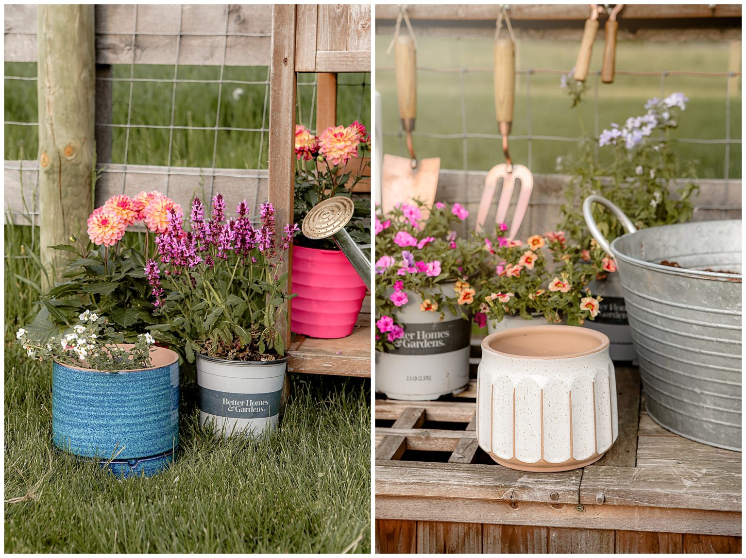 Creating a beautiful and functional potting bench space
