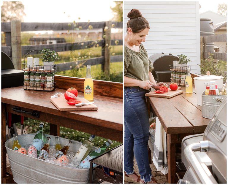 Outdoor Kitchen DIY project - Sugar Maple Farmhouse