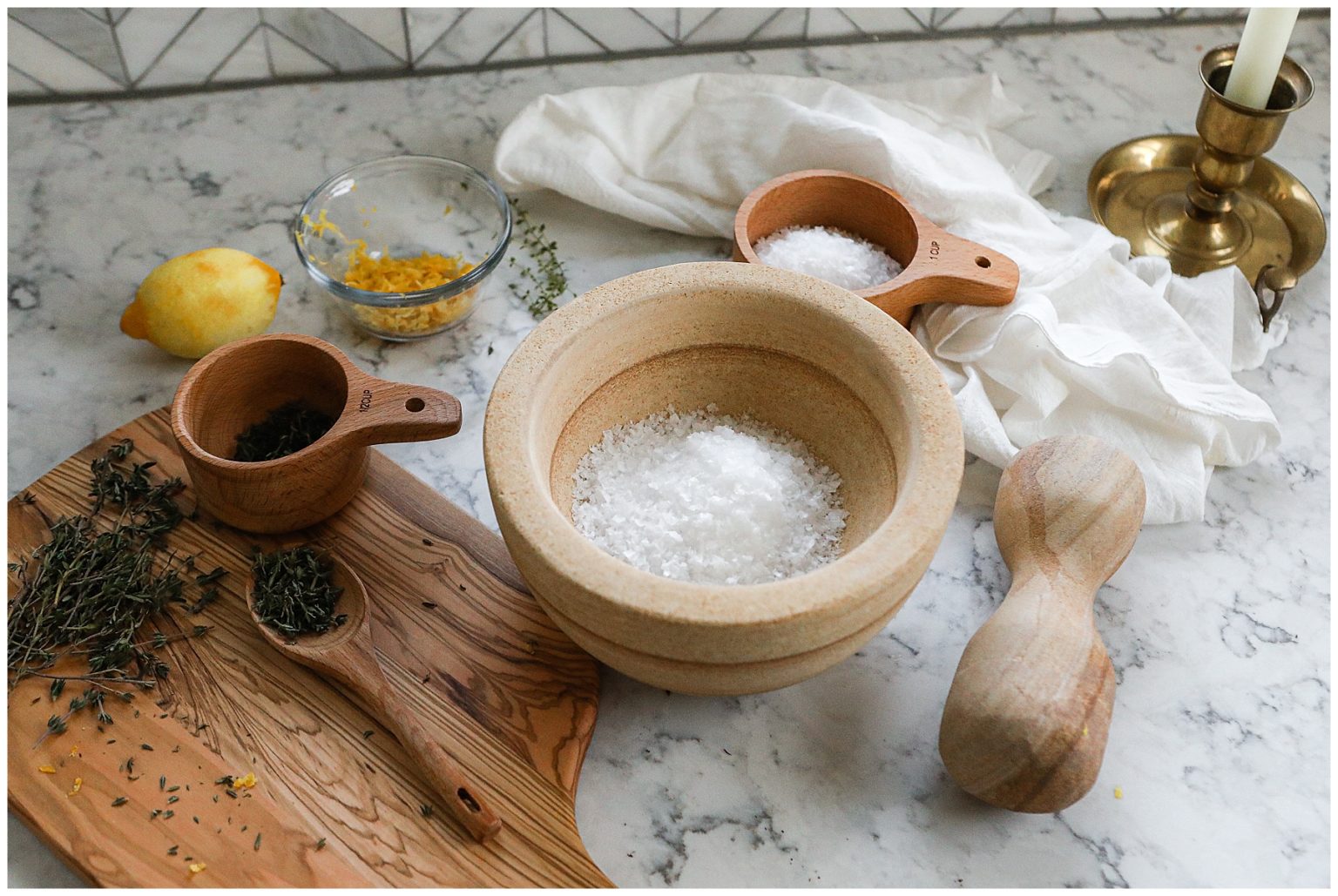 How to make infused salt with Lemon & Thyme Sea Salt recipe