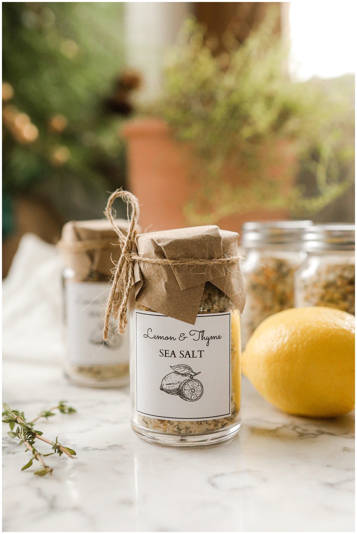 How to make infused salt with Lemon & Thyme Sea Salt recipe