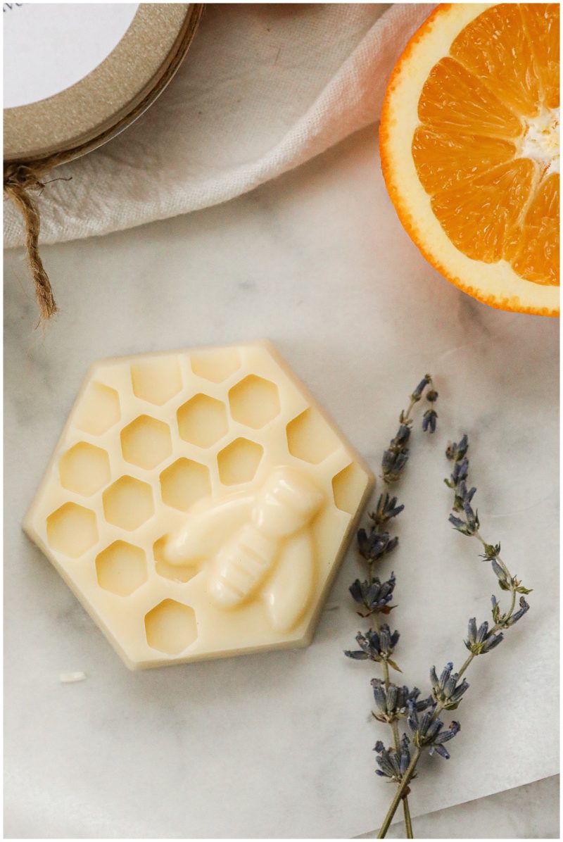 DIY recipe for lotion bars with beeswax
