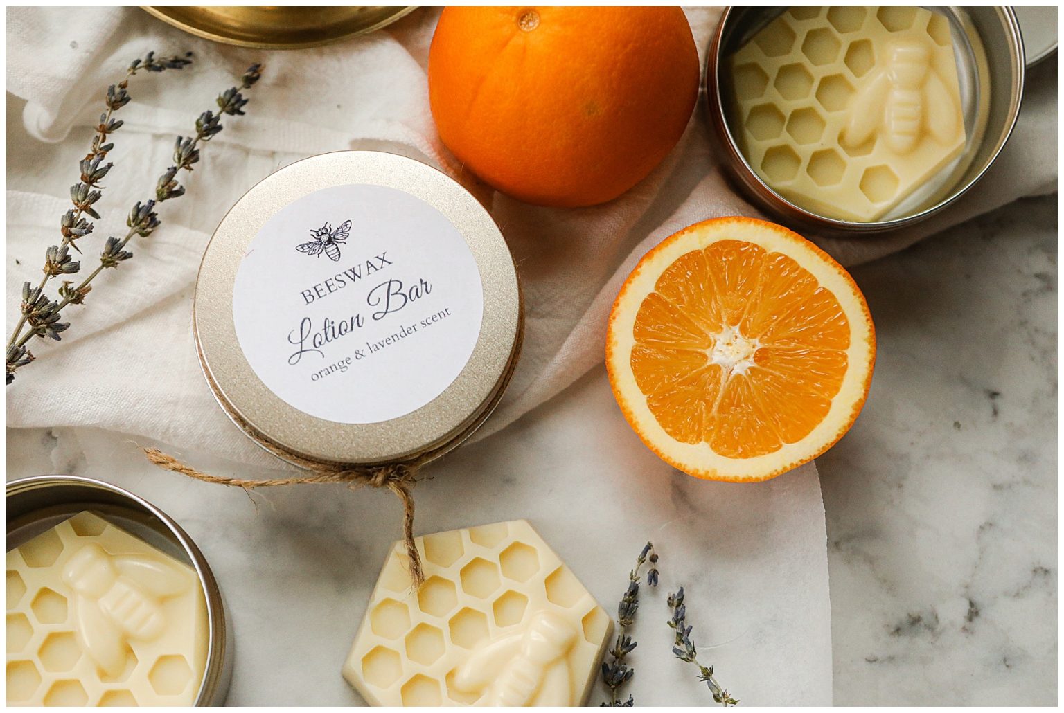 DIY recipe for lotion bars with beeswax
