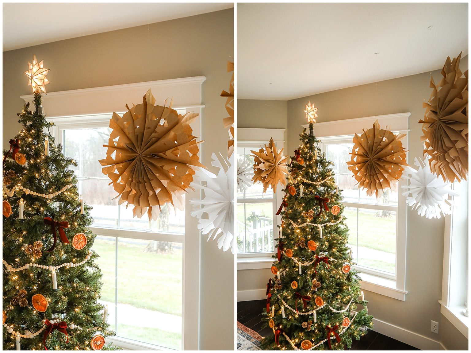 How to make paper bag stars - Sugar Maple Farmhouse