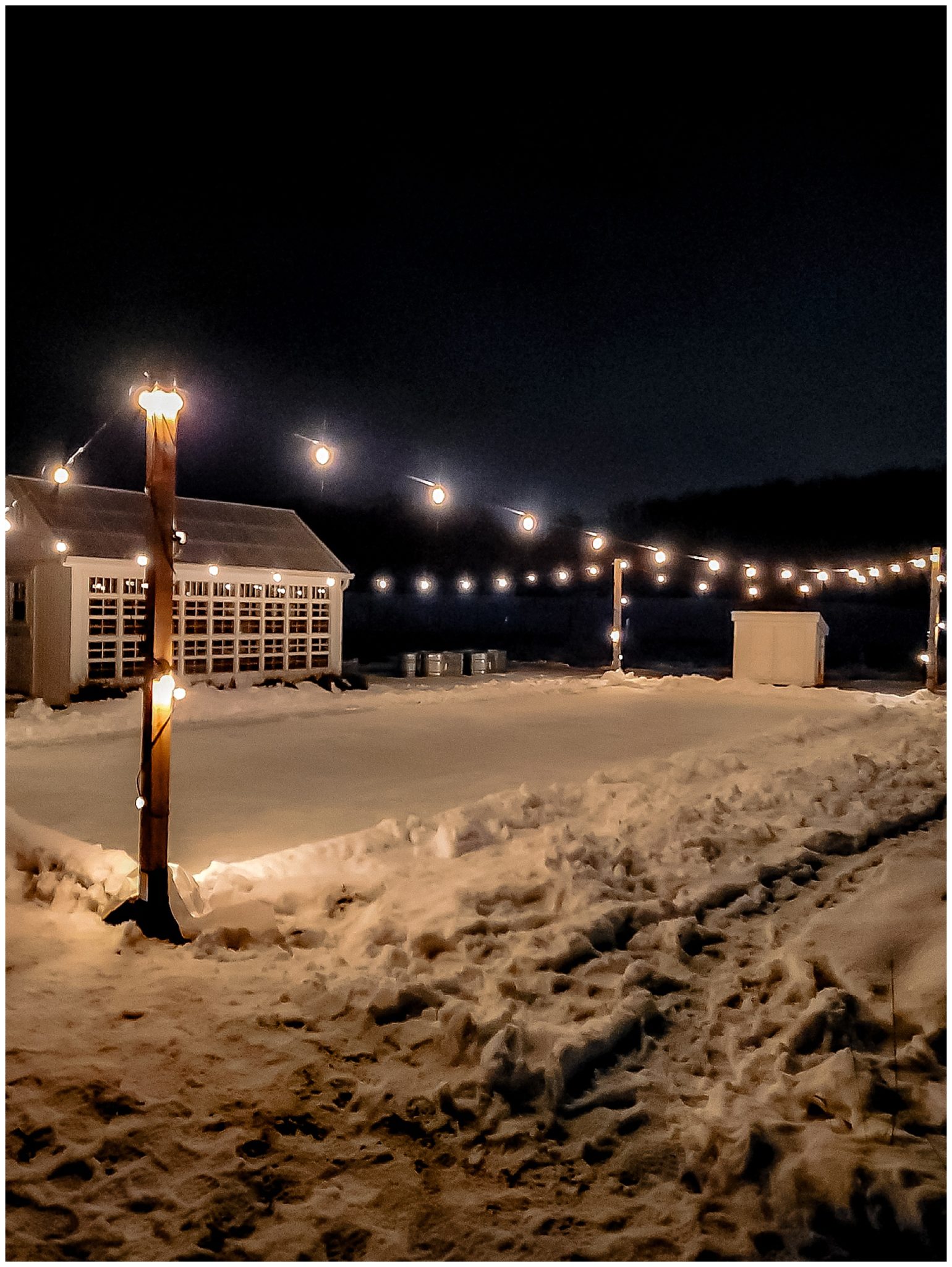 How to make a backyard ice rink DIY - Sugar Maple Farmhouse