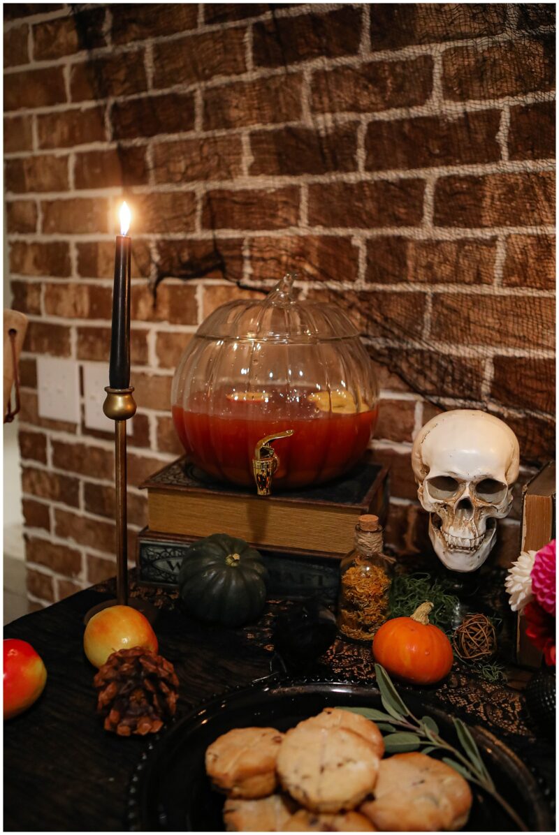 Halloween buffet table ideas