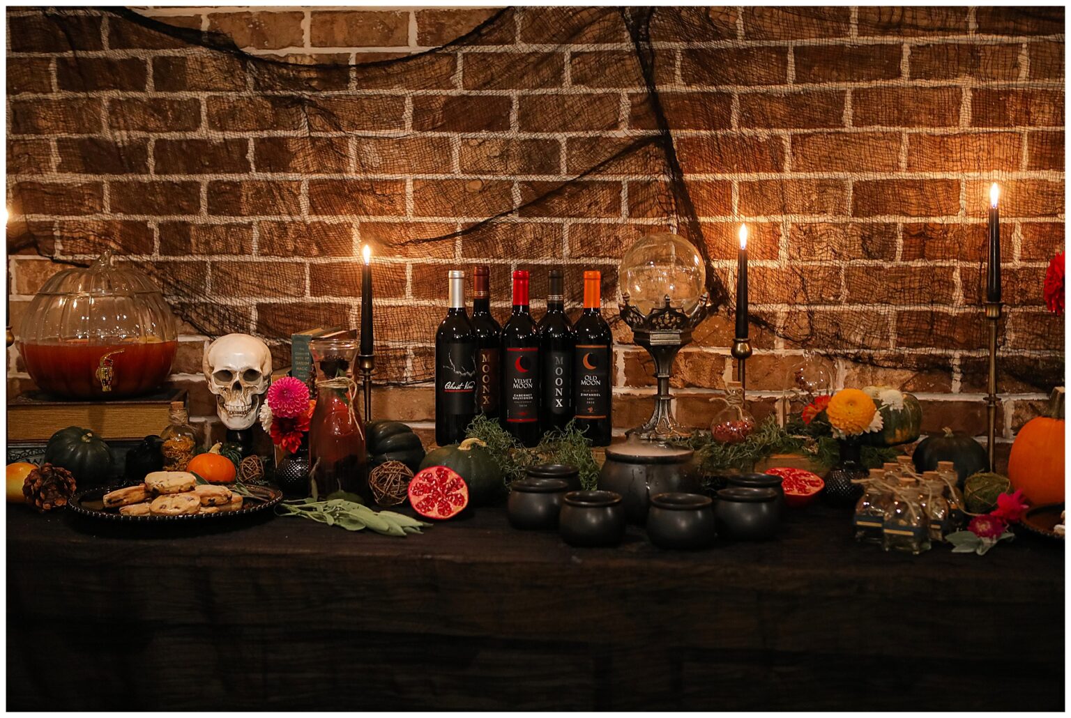 Halloween buffet table ideas