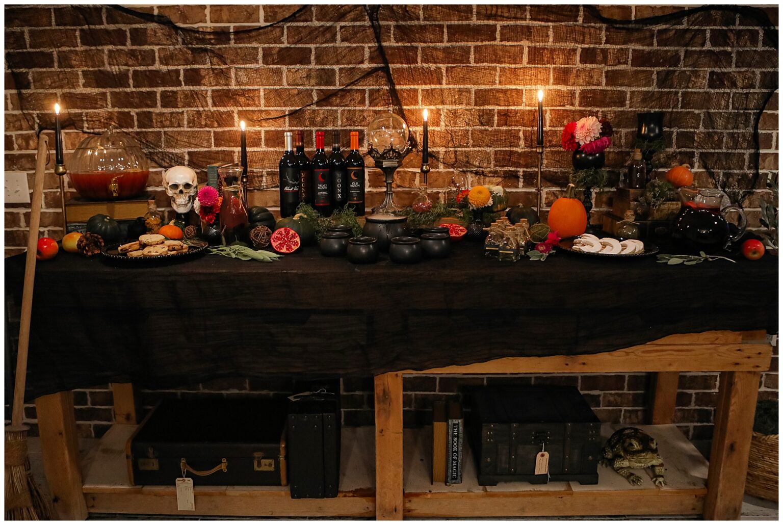 Halloween buffet table ideas