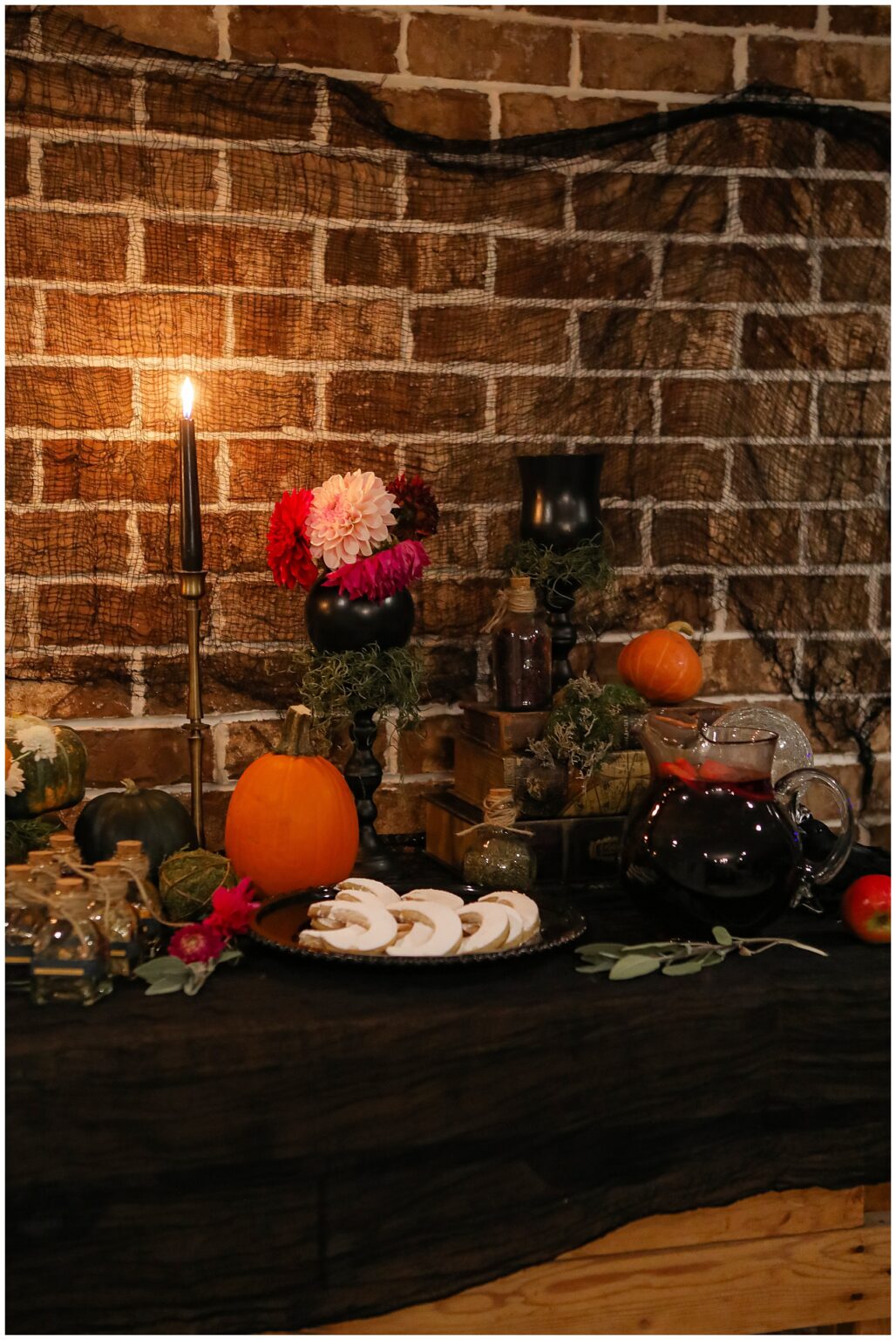 Halloween buffet table ideas
