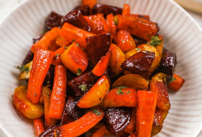 Honey Roasted Carrots and Beets
