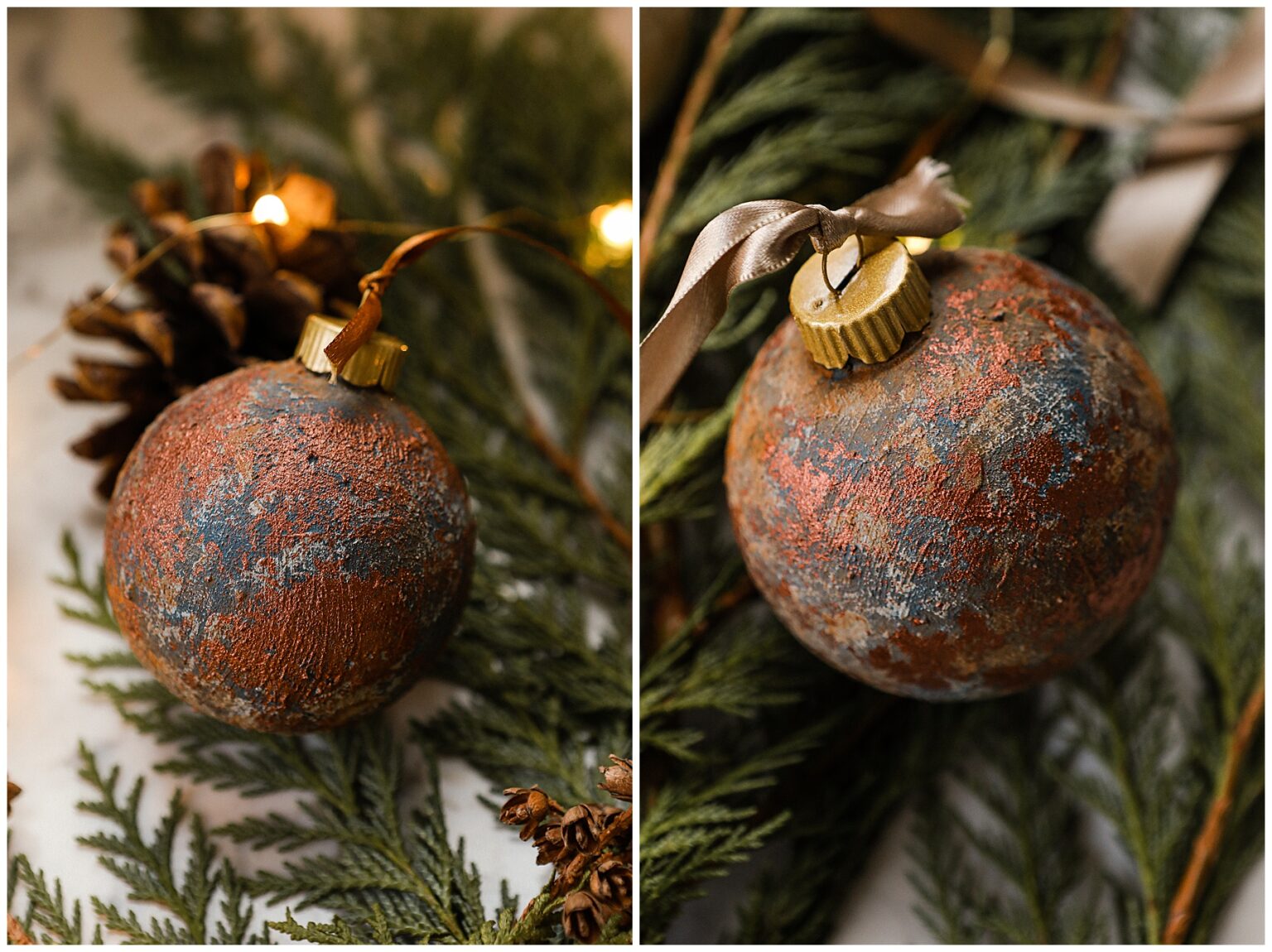 Rusty Vintage DIY Christmas Ornaments