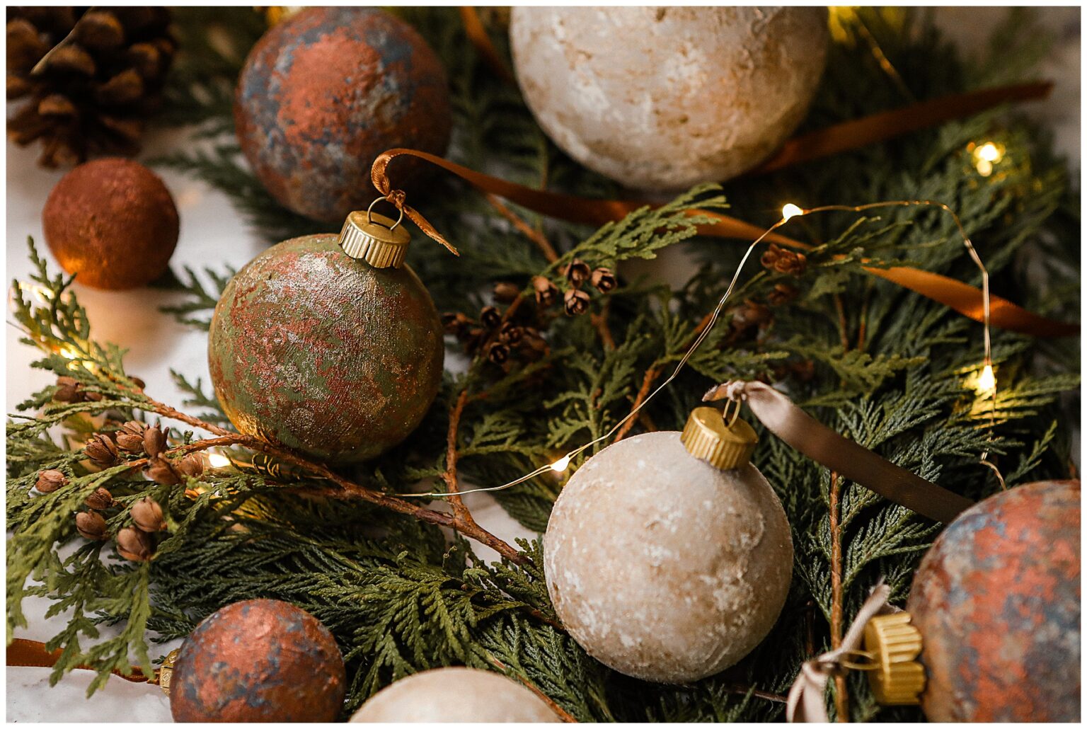 Rusty Vintage DIY Christmas Ornaments