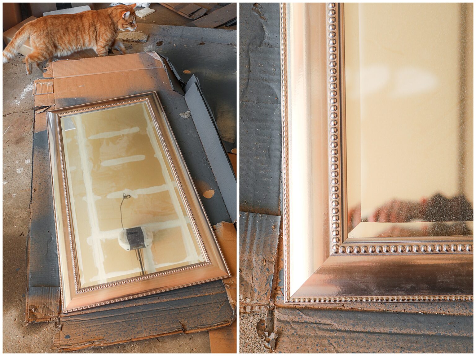 Mirror Makeover: How to Paint a Mirror Frame