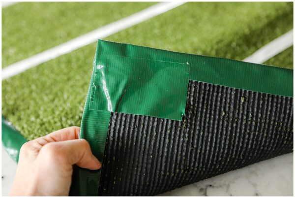 DIY Football Field Table Runner