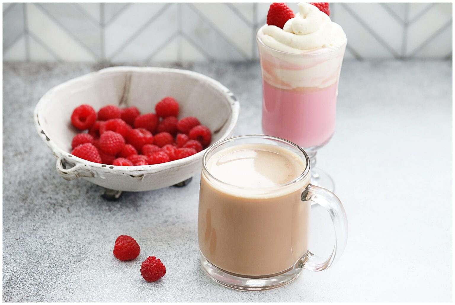Raspberry Vanilla Pink Hot Chocolate Recipe