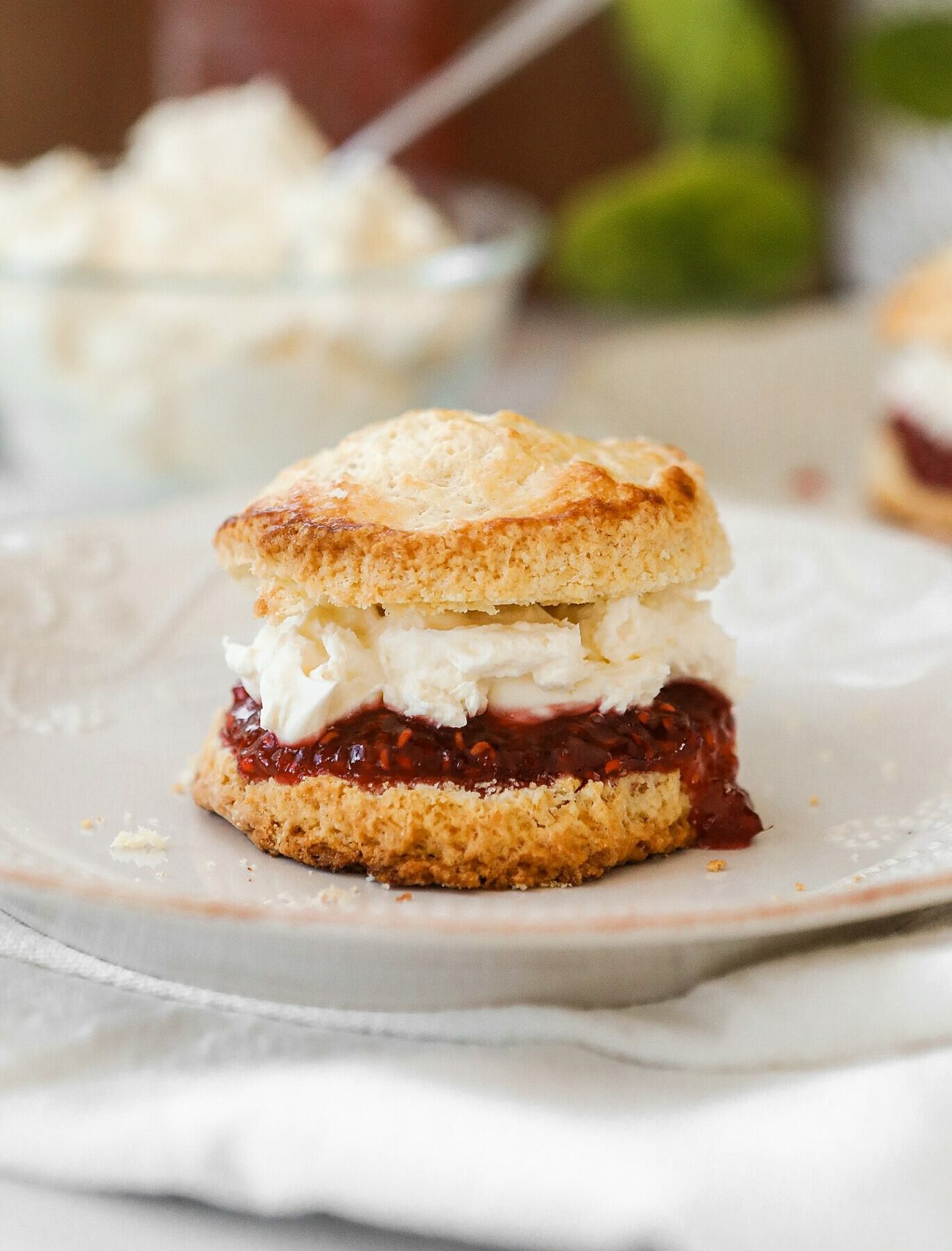 Traditional Irish Scones Recipe with Clotted Cream