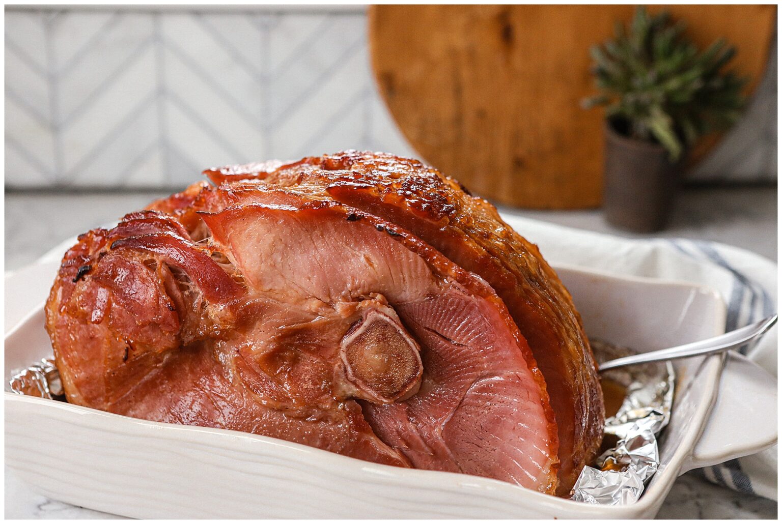 How to Cook a Ham with the Bone In - Sugar Maple Farmhouse