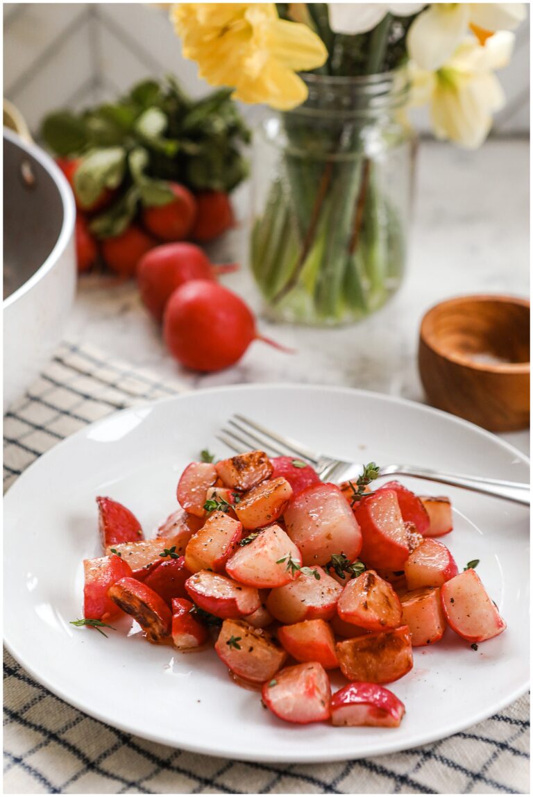 Buttered Roasted Radishes recipe