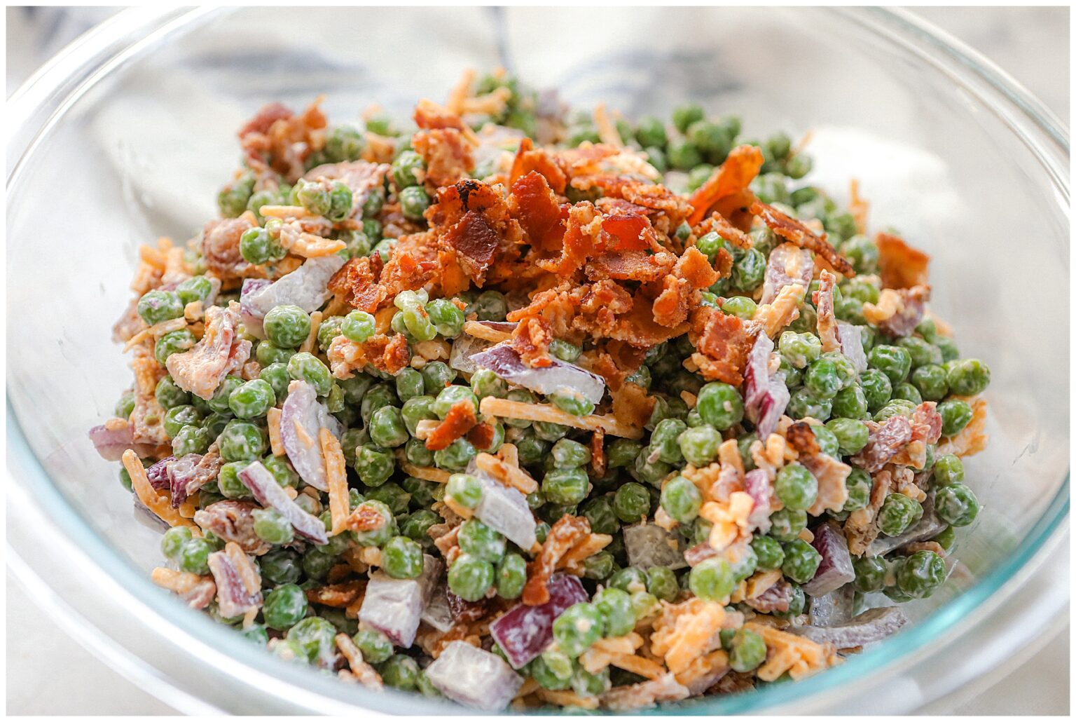 Classic English Pea Salad recipe