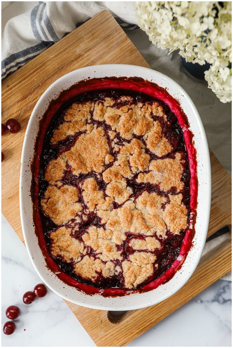 Homemade Cherry Cobbler recipe