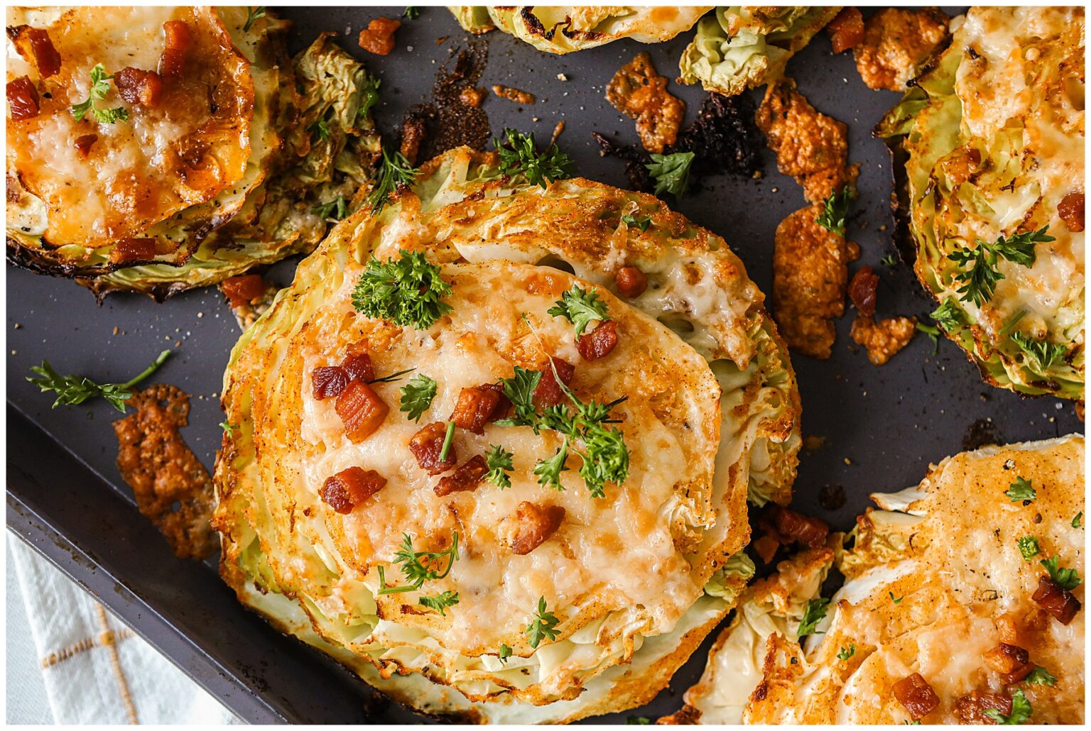 Parmesan Cabbage Steaks Recipe