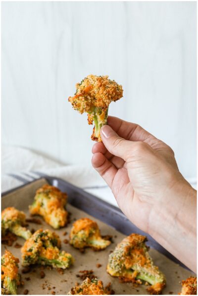Baked Breaded Broccoli Bites - Sugar Maple Farmhouse