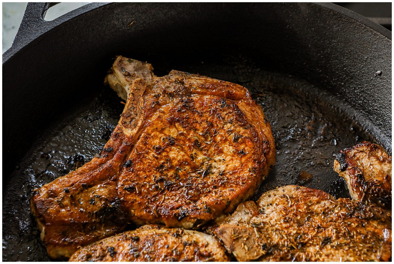 Maple & Plum Skillet Pork Chops recipe