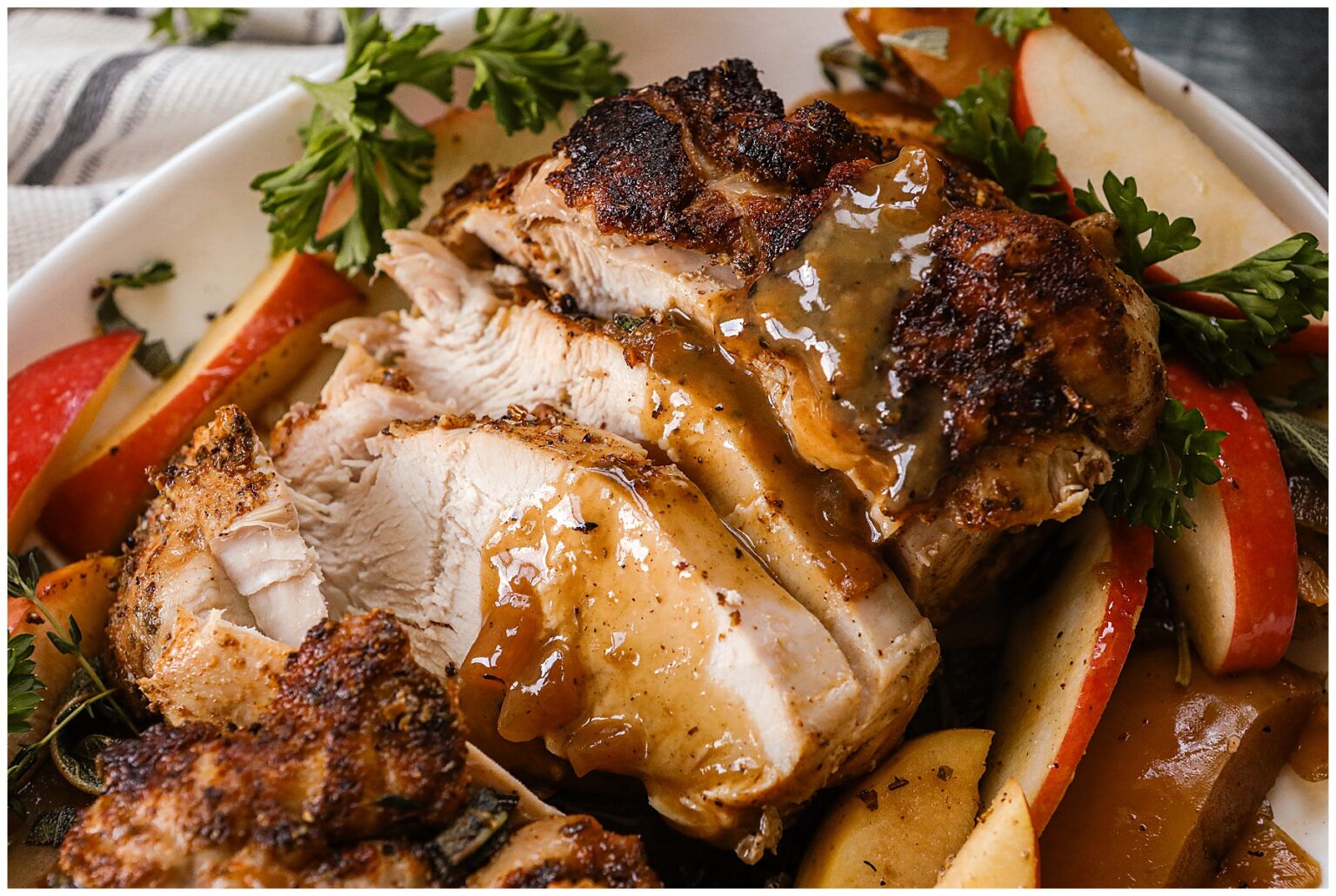 Braised Apple Cider Turkey Breast - Sugar Maple Farmhouse