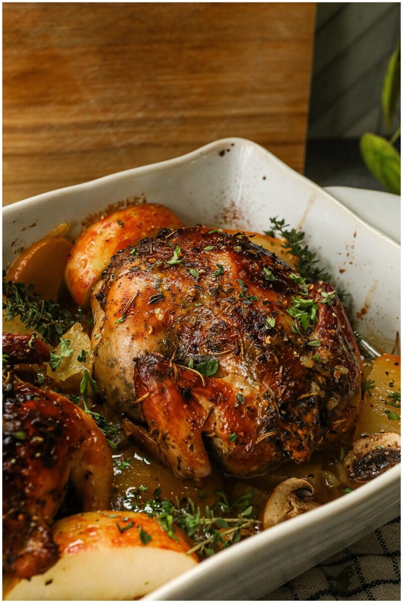 Cider Maple Oven Roasted Cornish Hen recipe