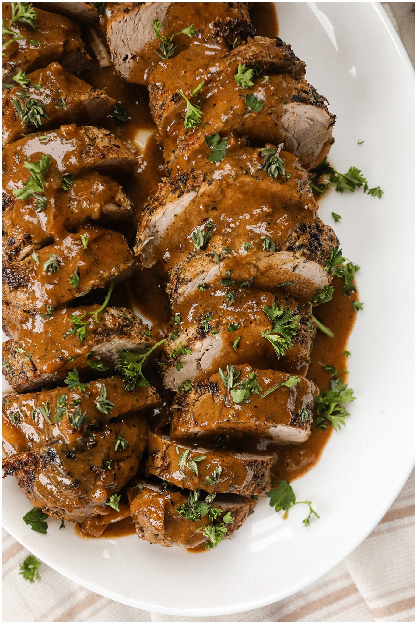 Savory Dijon Pork Tenderloin recipe