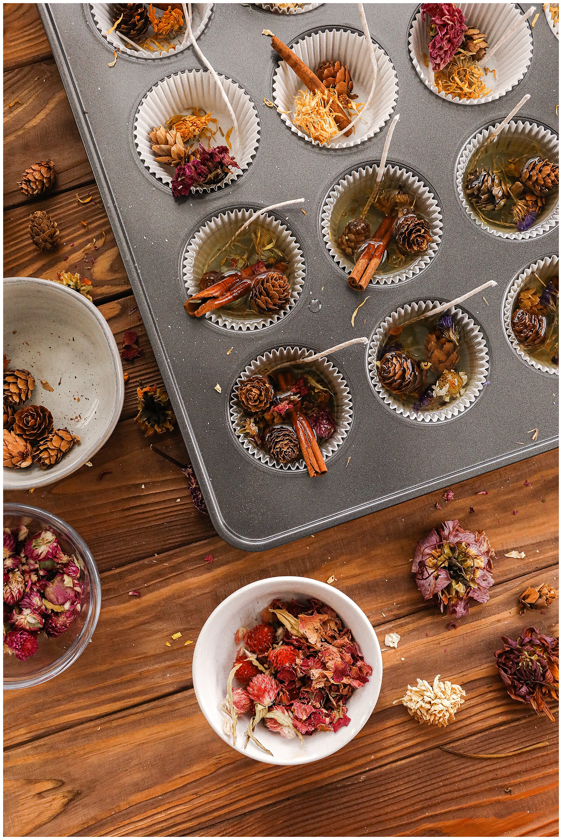 Dried Flower DIY Fire Starters - Sugar Maple Farmhouse