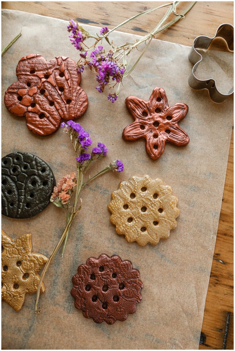 DIY Flower Frogs with Oven Baked Clay