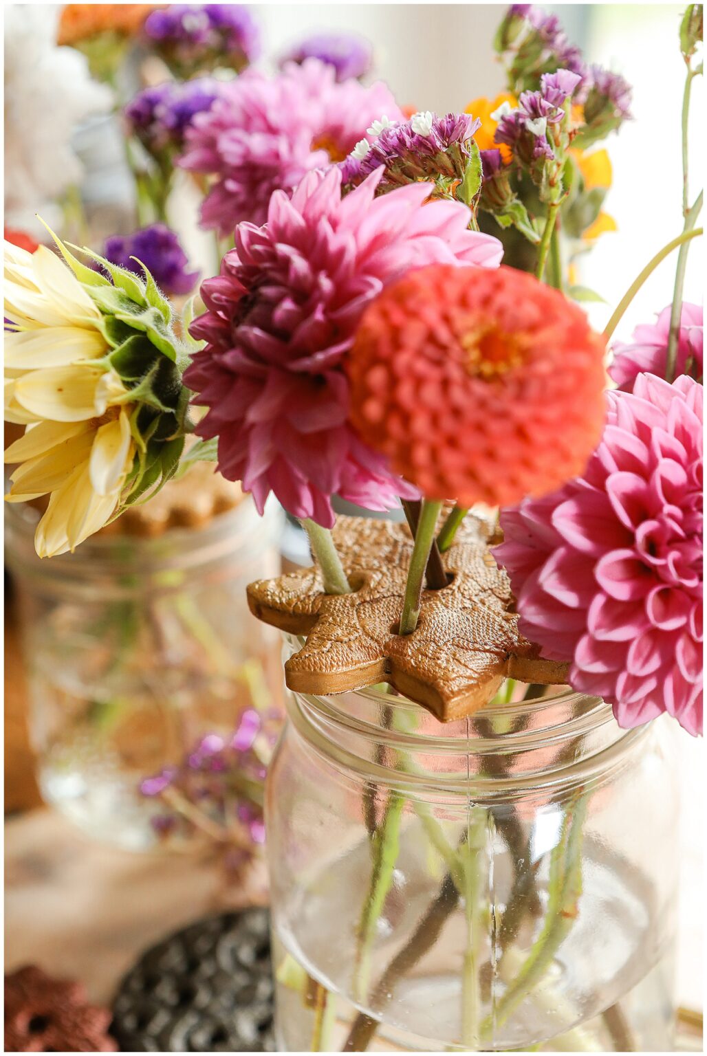 DIY Flower Frogs with Oven Baked Clay