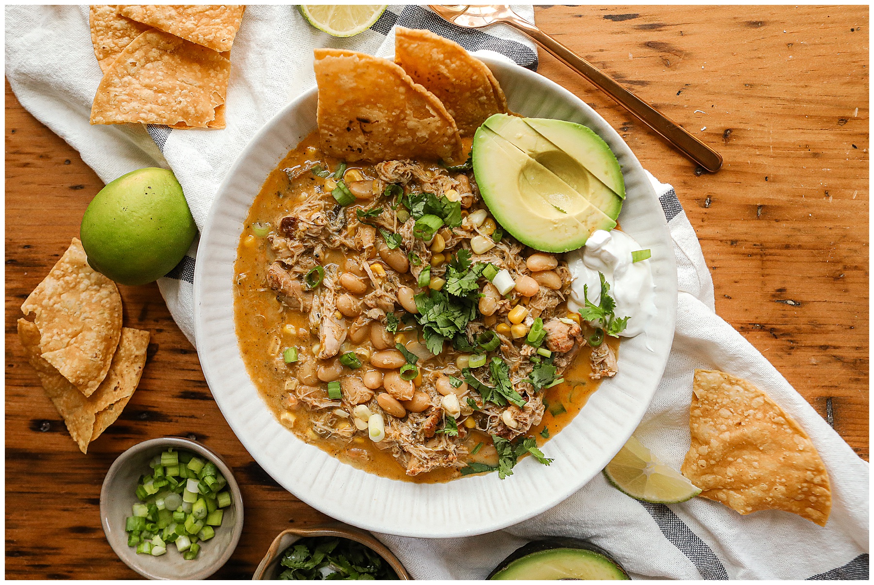 Creamy Poblano Chicken Chili Recipe