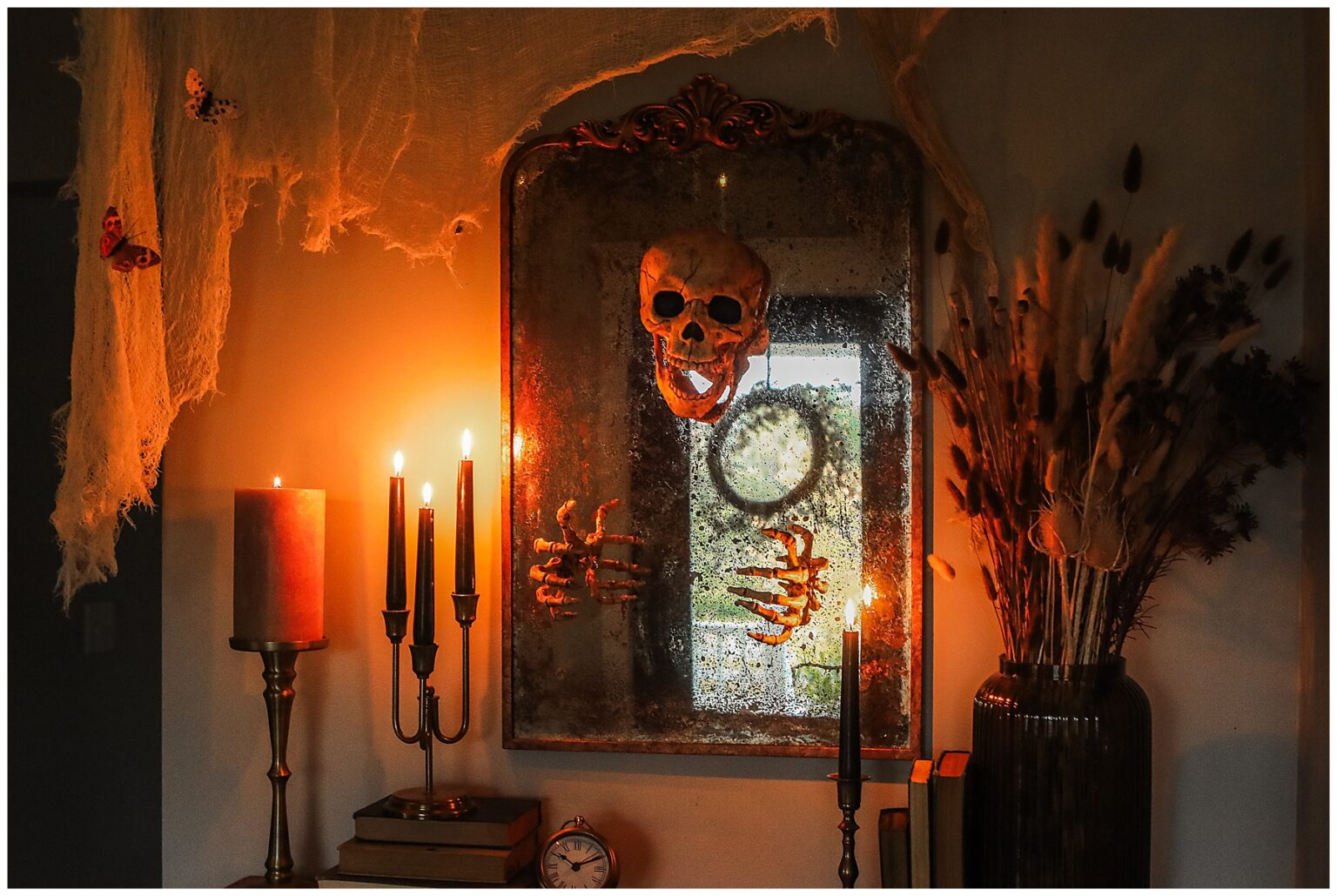 DIY Skeleton Mirror