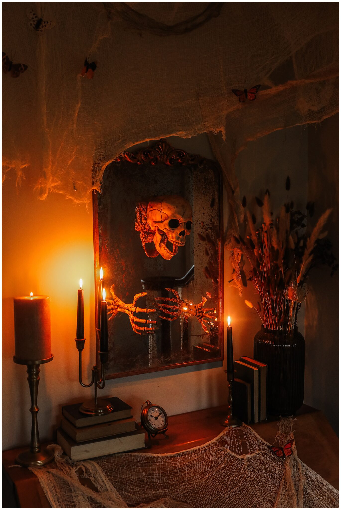 DIY Skeleton Mirror