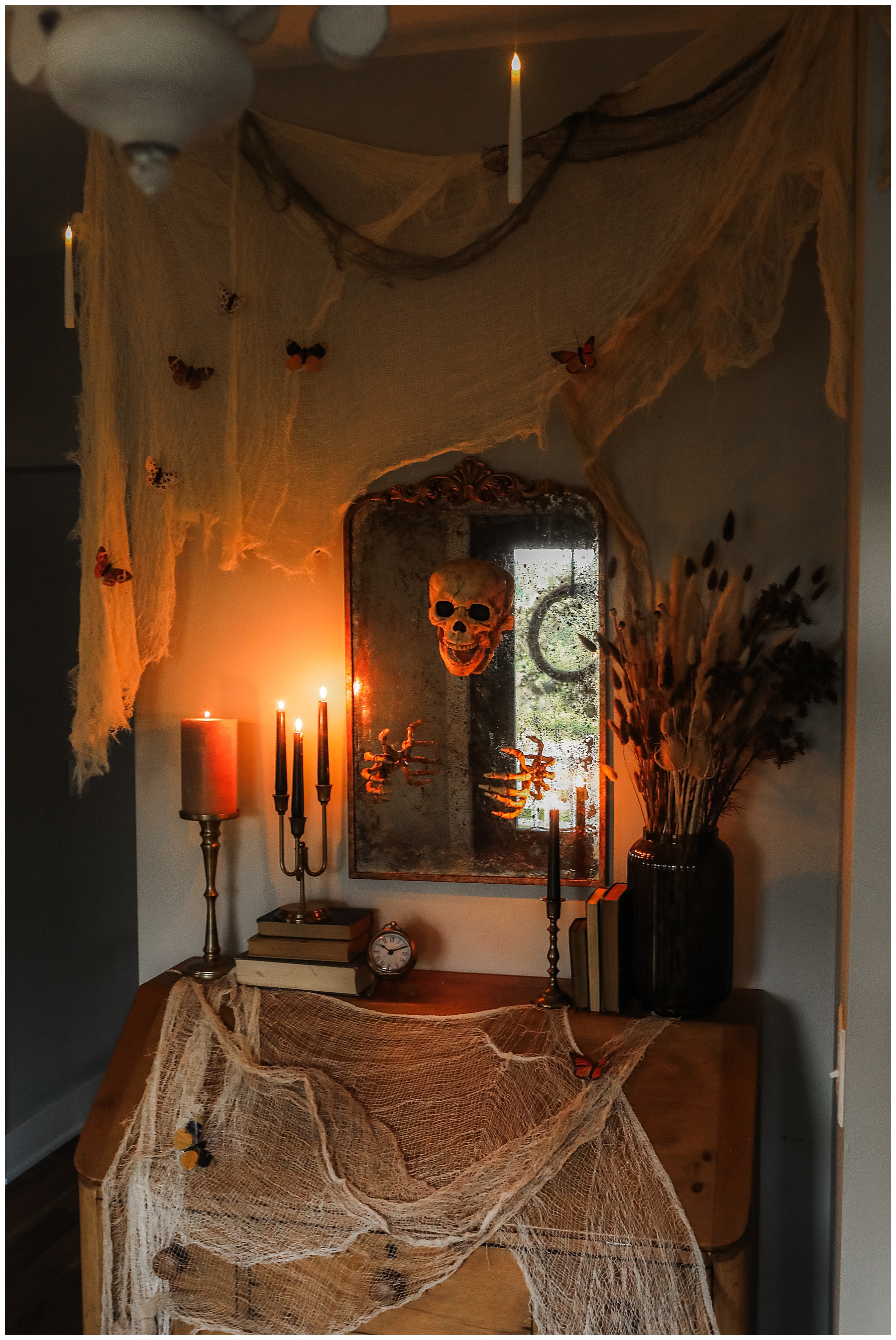 DIY Skeleton Mirror