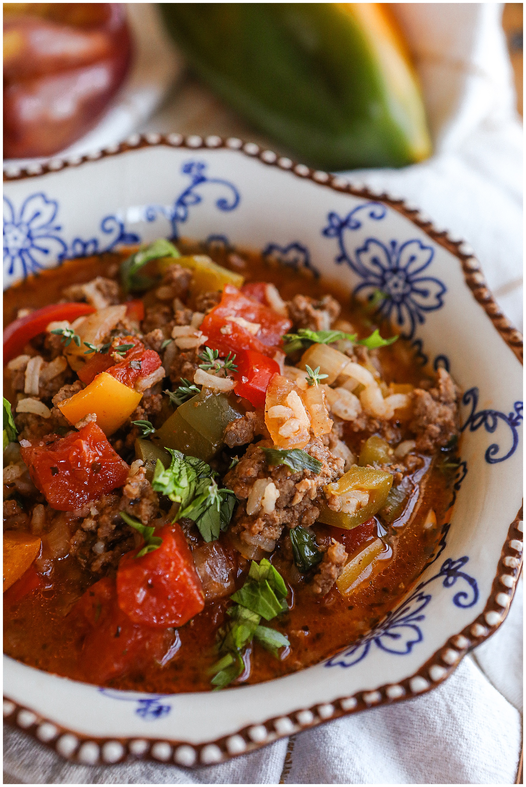 Stuffed Pepper Soup - Sugar Maple Farmhouse