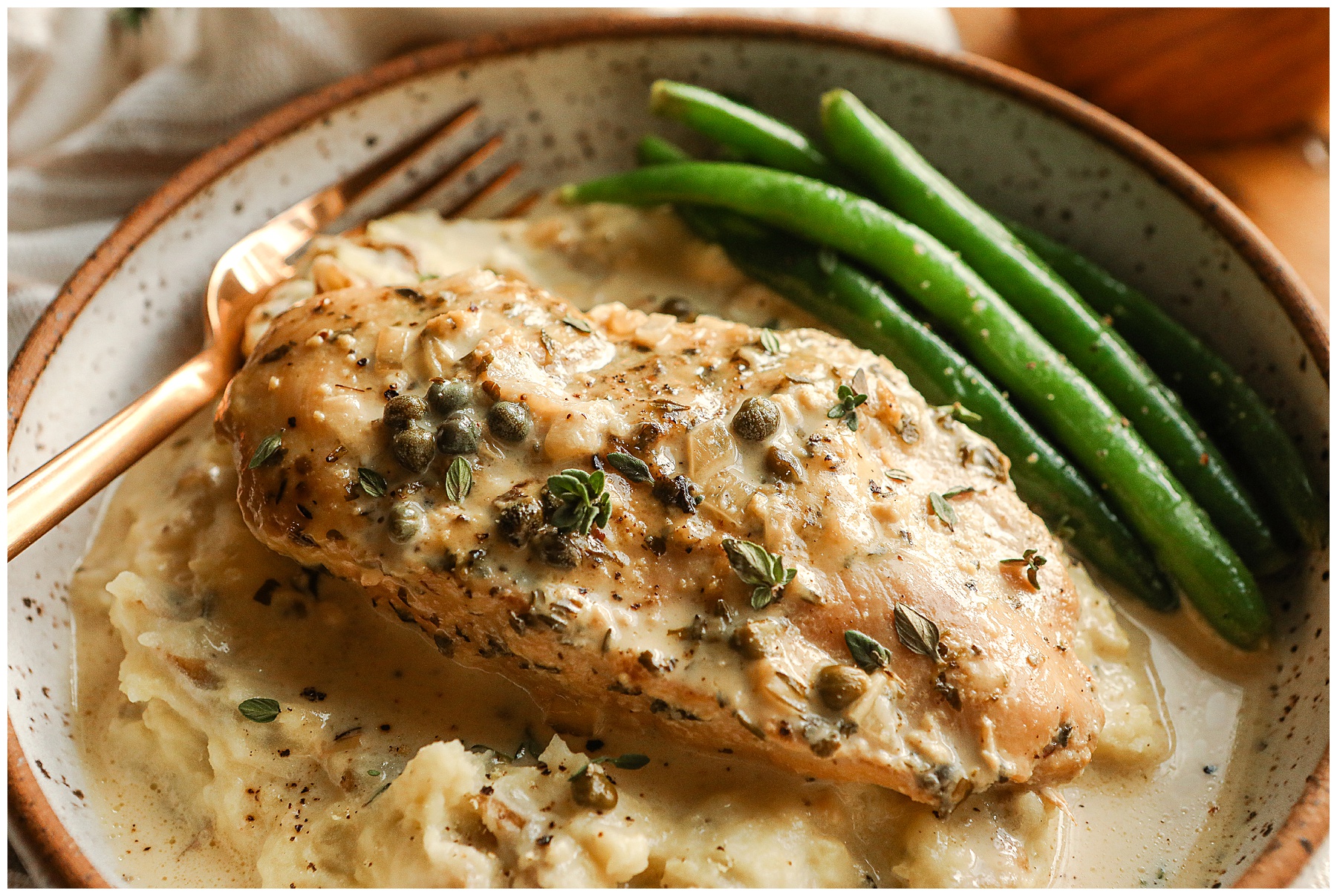 Slow Cooker Creamy French Mustard Chicken - Sugar Maple Farmhouse