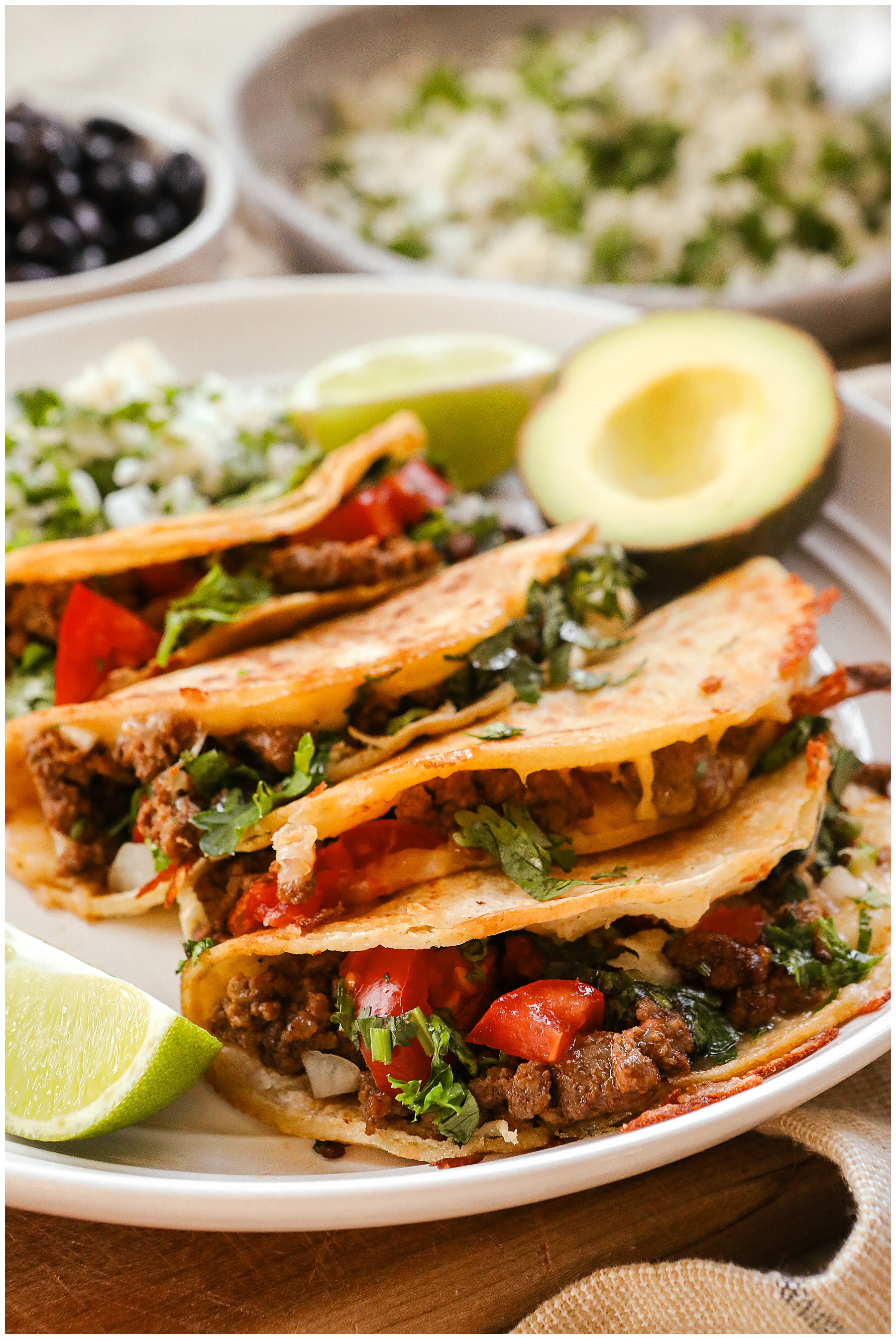 Ground Beef Tacos recipe with Homemade Taco Seasoning - Sugar Maple ...