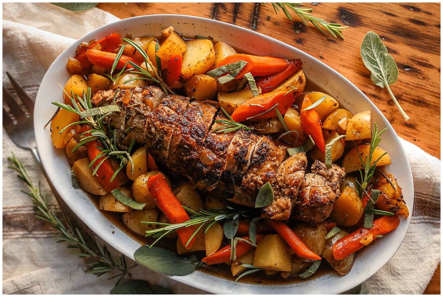 Braised Apple Cider Pork Tenderloin