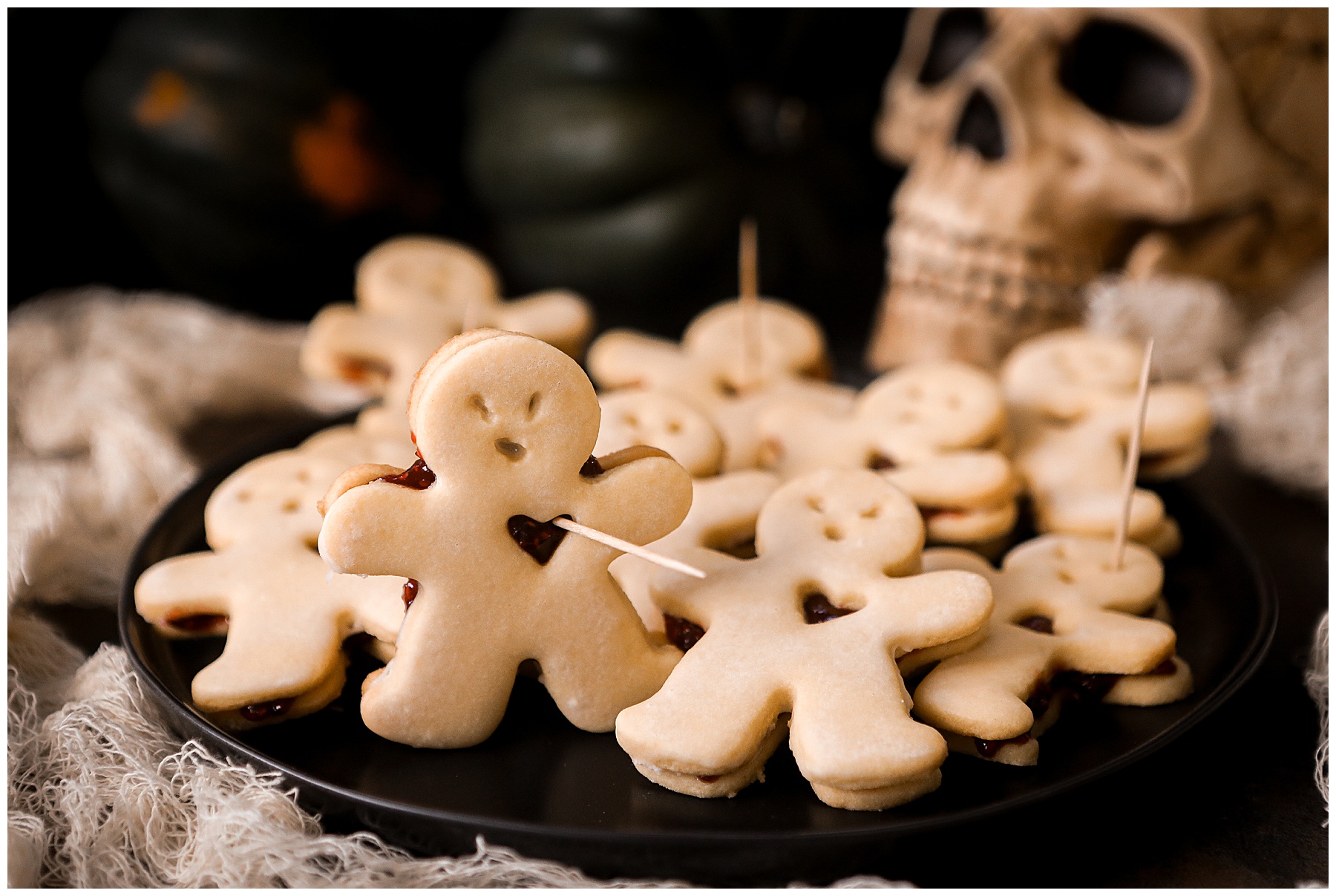 Halloween Voodoo Doll Cookies - Sugar Maple Farmhouse